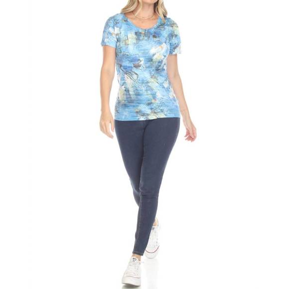 Inoah | Tops | New Inoah Sunken City Lightweight Crinkle Burnout Top In ...